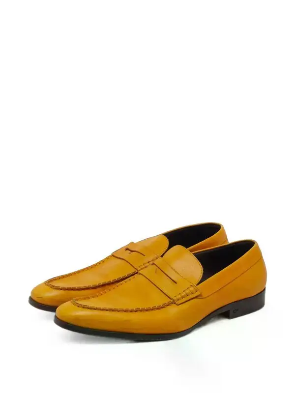 Dsquared2 Leather Penny Loafers