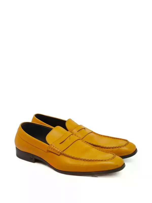 Dsquared2 Leather Penny Loafers