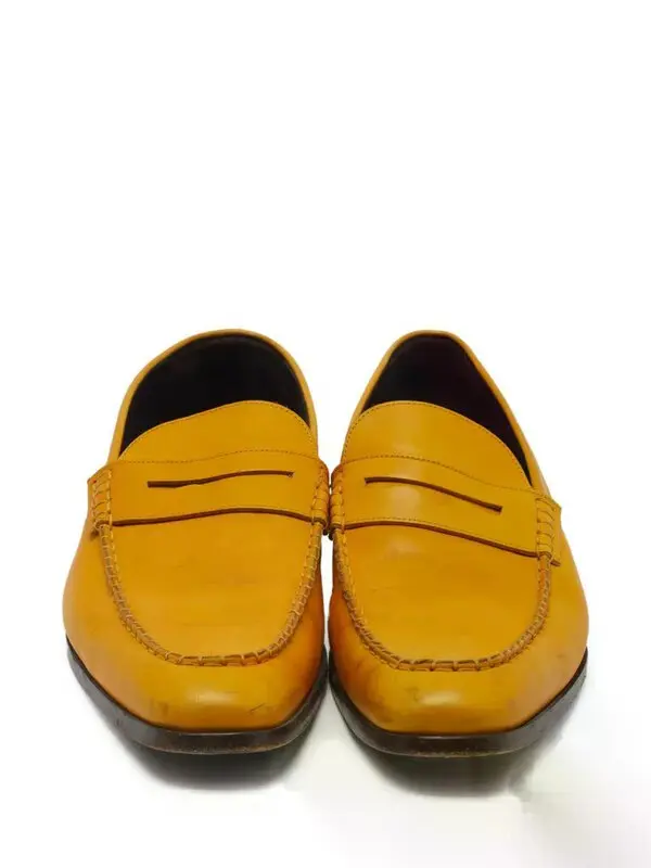 Dsquared2 Leather Penny Loafers