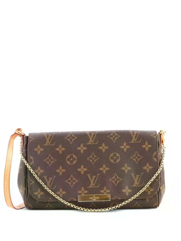 LOUIS VUITTON Favorite Handbag Monogram Canvas Mm Crossbody Bag - Brown