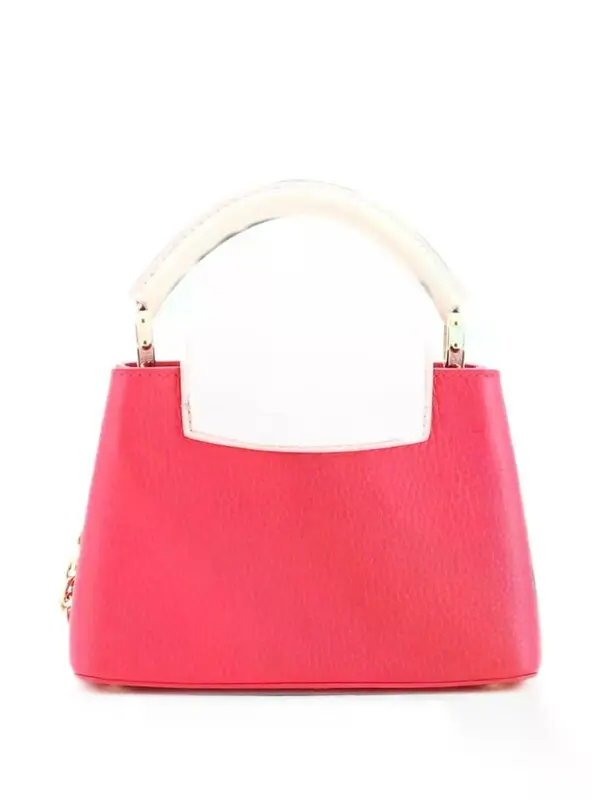LOUIS VUITTON Flower Chain Capucines Mini Satchel Bag