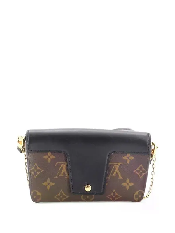 LOUIS VUITTON Monogram Canvas And Leather Padlock Strap Crossbody Bag