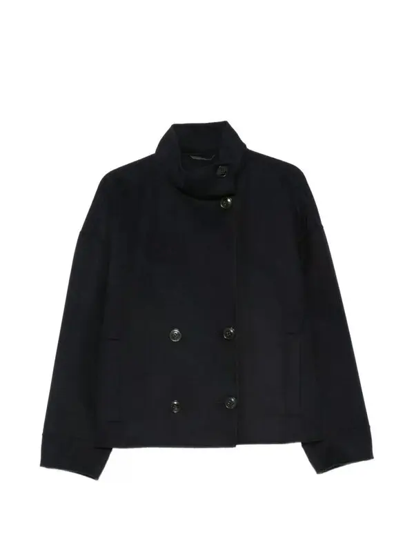 Max Mara Double-breasted High-neck Jacket