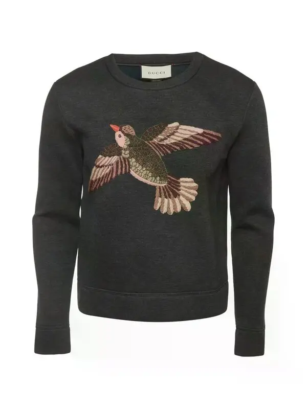 Gucci Embroidered-bird Sweatshirt