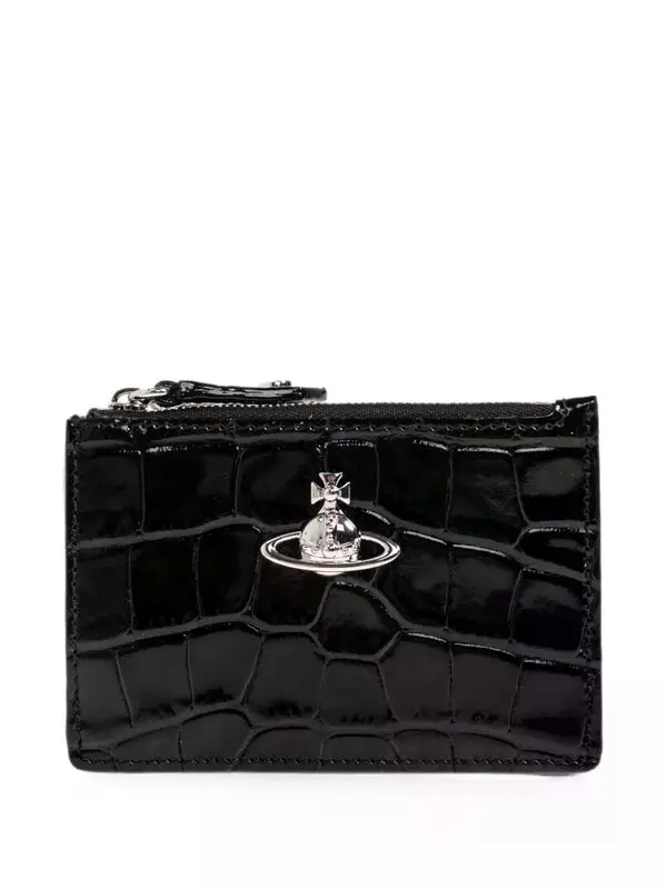 VIVIENNE WESTWOOD Slim Long Card Holder - Black