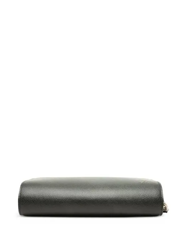 LOUIS VUITTON Taiga Leather Pochette Baikal Clutch Bag