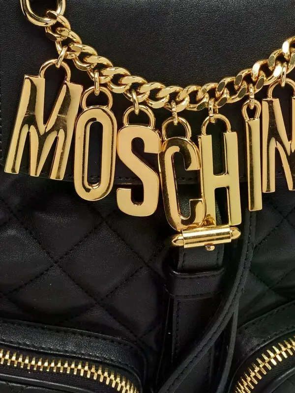 Moschino Logo-charm Backpack