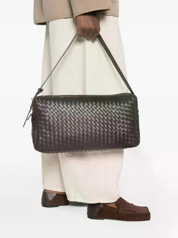 ELLEME Leather Shoulder Bag - Brown