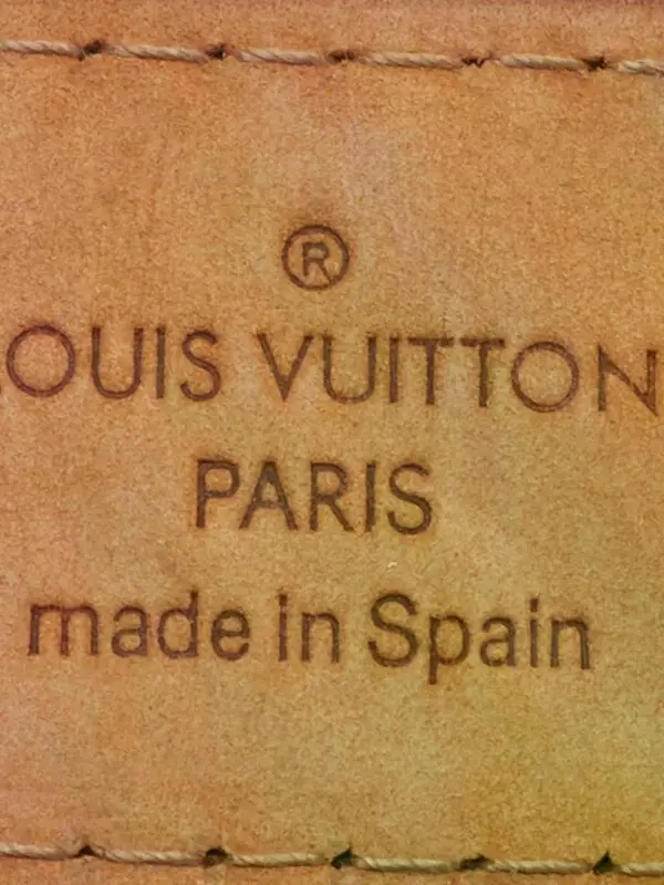 LOUIS VUITTON 2004 Travelling Requisites Leather Belt