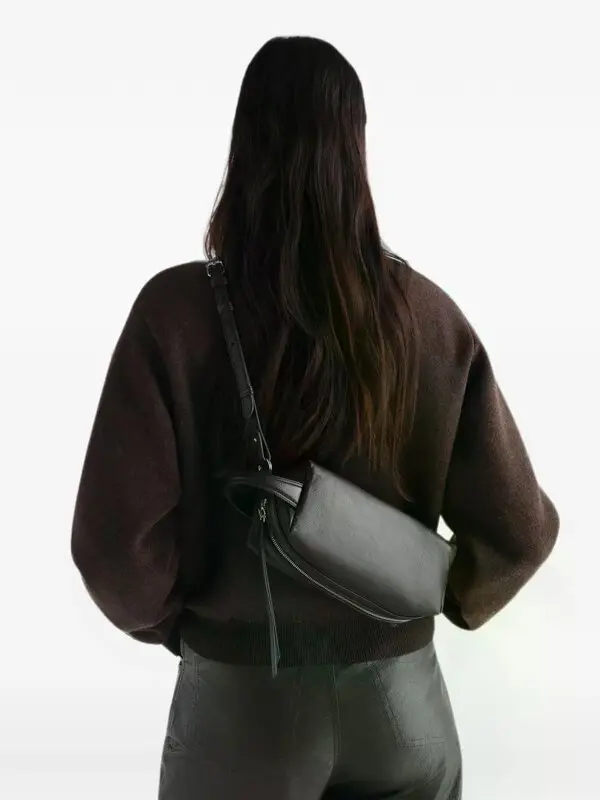 LEMAIRE Small Care Bag In Nappa Lambskin - Brown