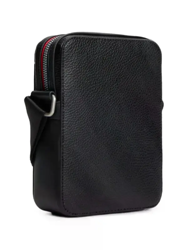 Tommy Hilfiger Grained-leather Logo-plaque Messenger Bag