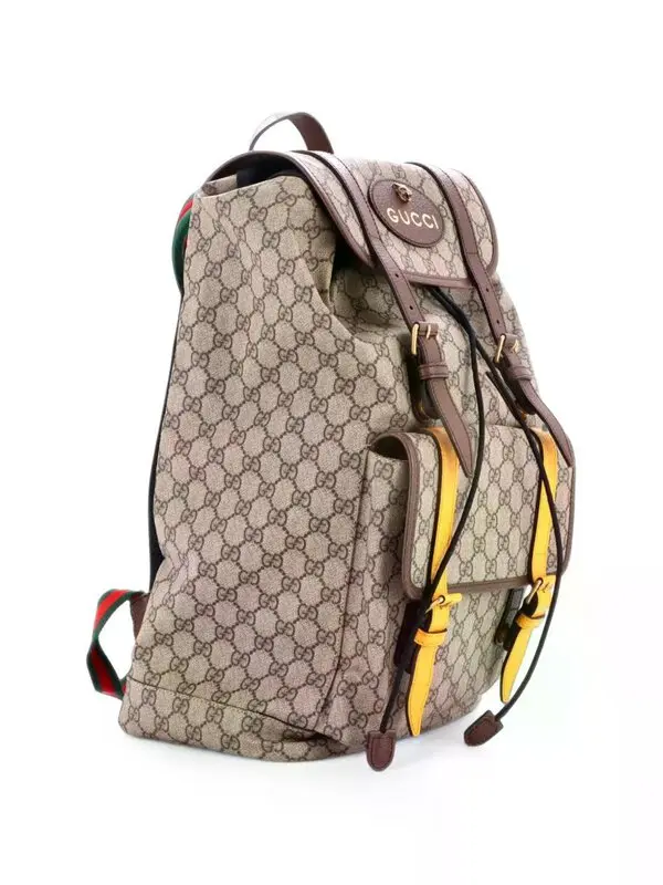 Gucci Soft Gg Coated Canvas Large Backpack