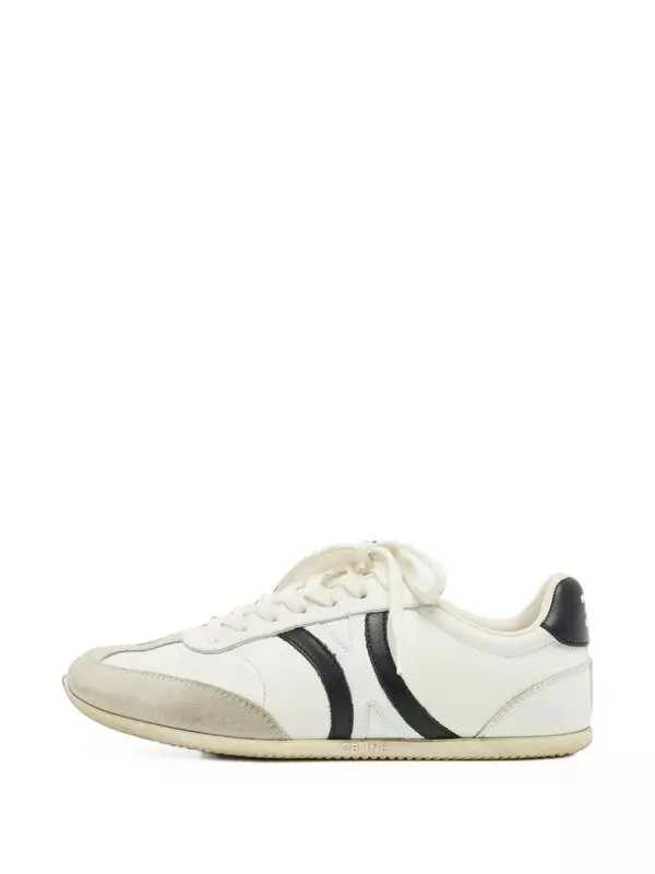 Celine Low-top Leather Sneakers - White