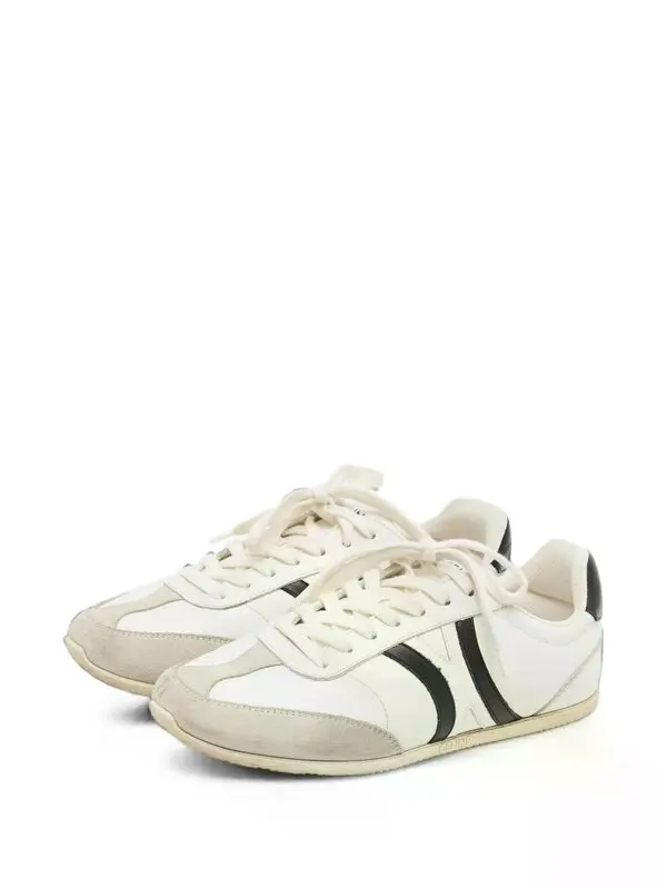 Celine Low-top Leather Sneakers - White