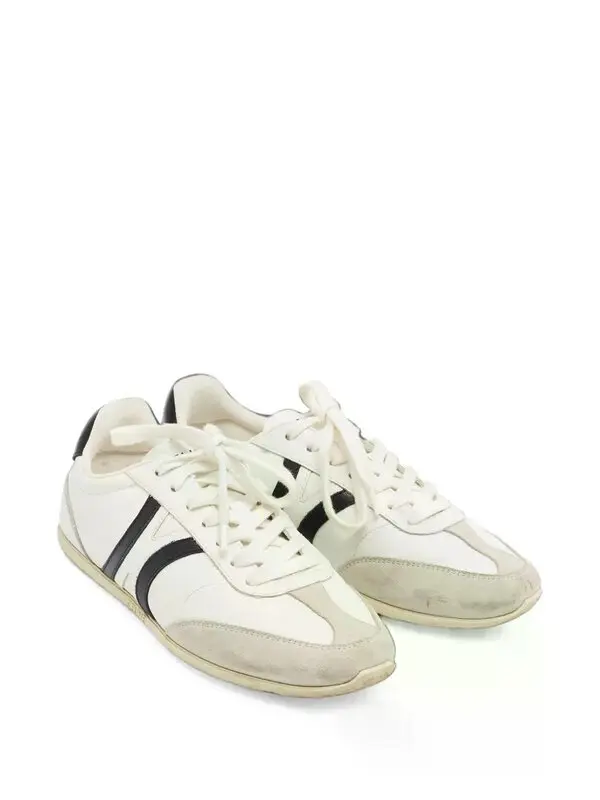 Celine Low-top Leather Sneakers - White