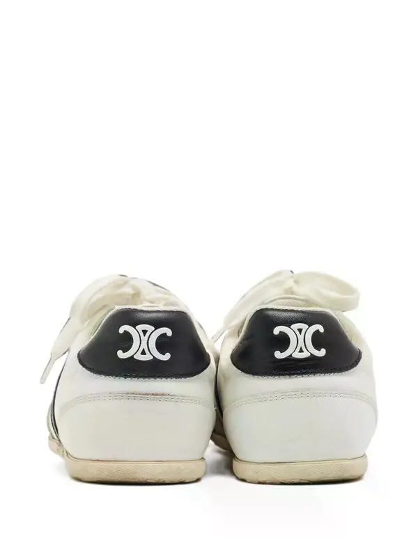 Celine Low-top Leather Sneakers - White