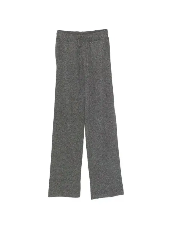 Alpha Studio Drawstring Wide-leg Knitted Trousers