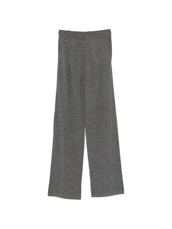 Alpha Studio Drawstring Wide-leg Knitted Trousers