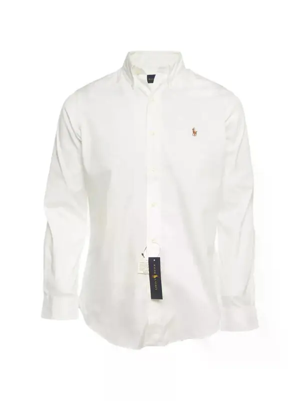 Ralph Lauren Logo Embroidered Shirt - White