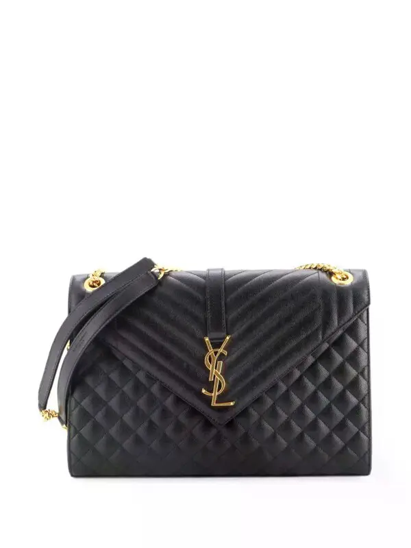 Saint Laurent Classic Monogram Envelope Satchel Shoulder Bag