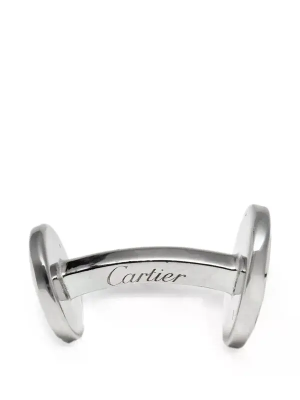 Cartier Santos Screw-motif Cufflinks - Silver
