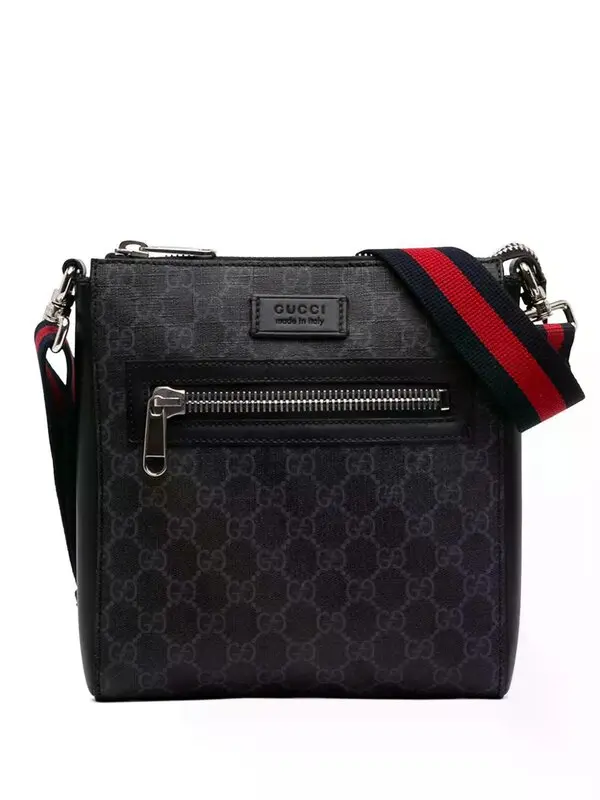 Gucci 2016-2026 Small Gg Supreme Web Messenger Bag Crossbody Bag