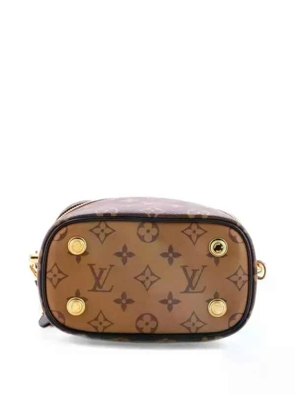 LOUIS VUITTON Reverse Monogram Canvas Vanity Pm Satchel - Brown