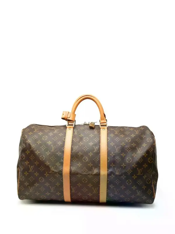 LOUIS VUITTON Monogram Keepall 50 Travel Bag