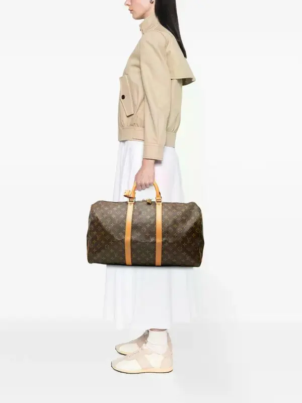 LOUIS VUITTON Monogram Keepall 50 Travel Bag