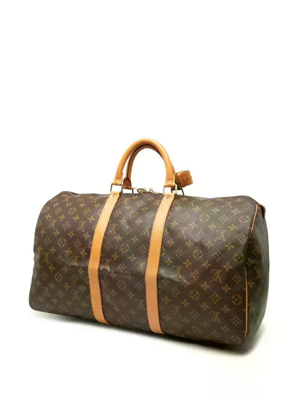 LOUIS VUITTON Monogram Keepall 50 Travel Bag