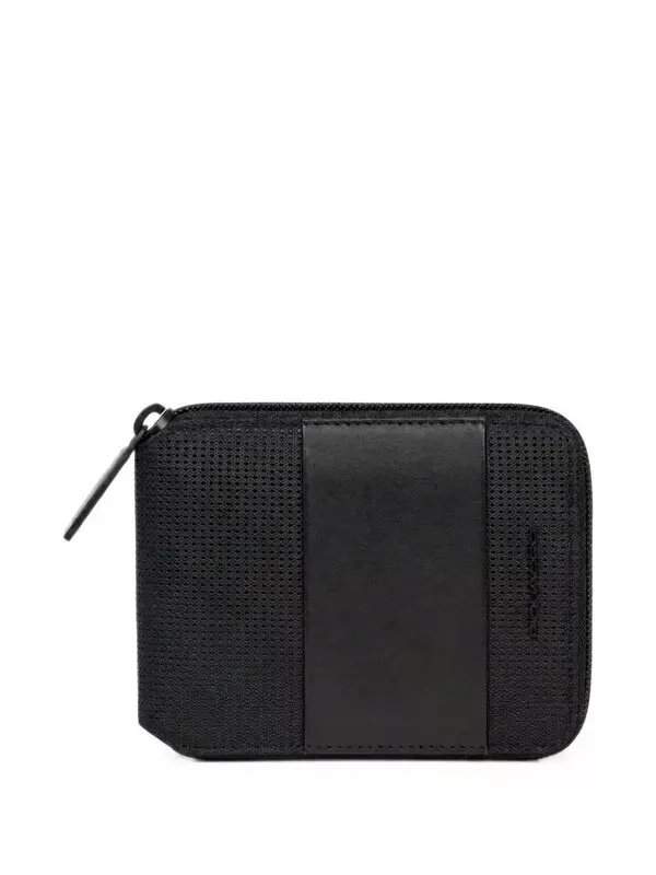PIQUADRO Perforated Panelled Wallet