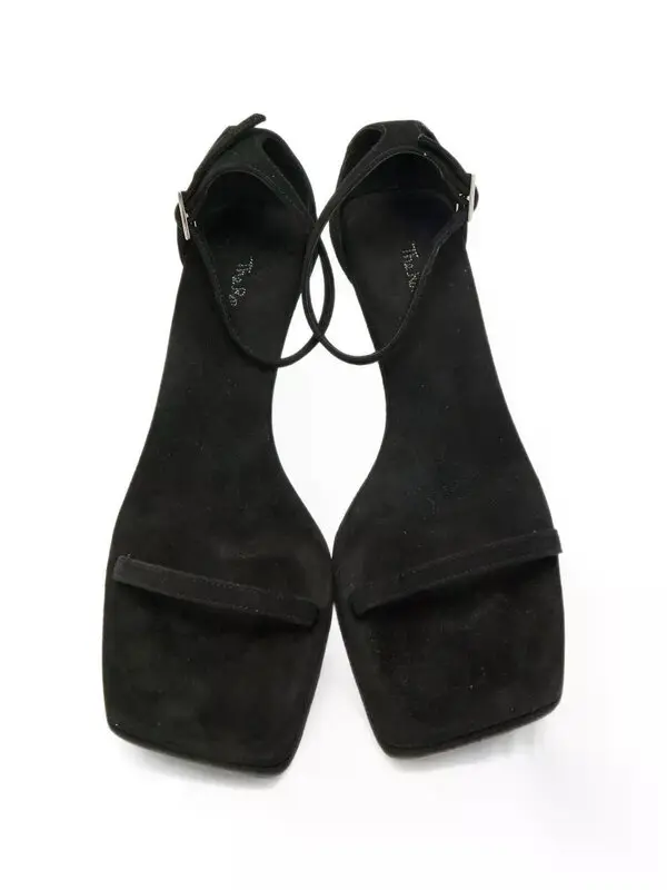 THE ROW Paloma Suede Slingback Sandals