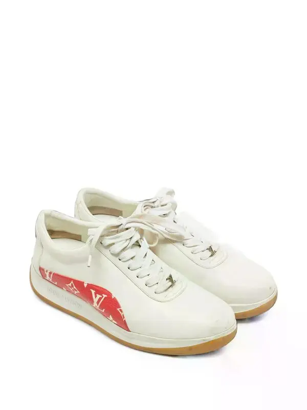 LOUIS VUITTON Monogram Lace-up Sneakers