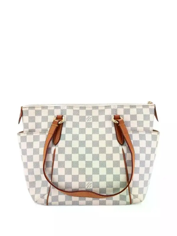LOUIS VUITTON Totally Handbag Damier Pm Shoulder Bag - White