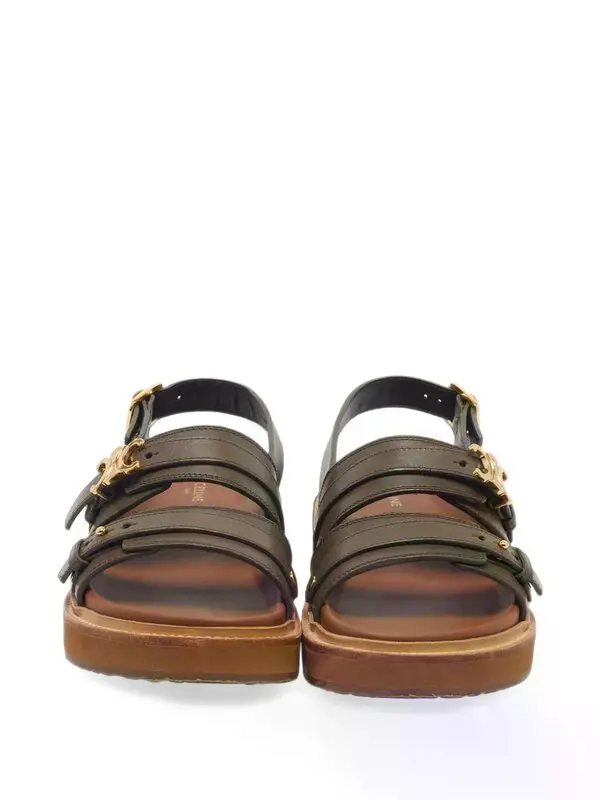 Celine Clea Triomphe Slingback Sandals