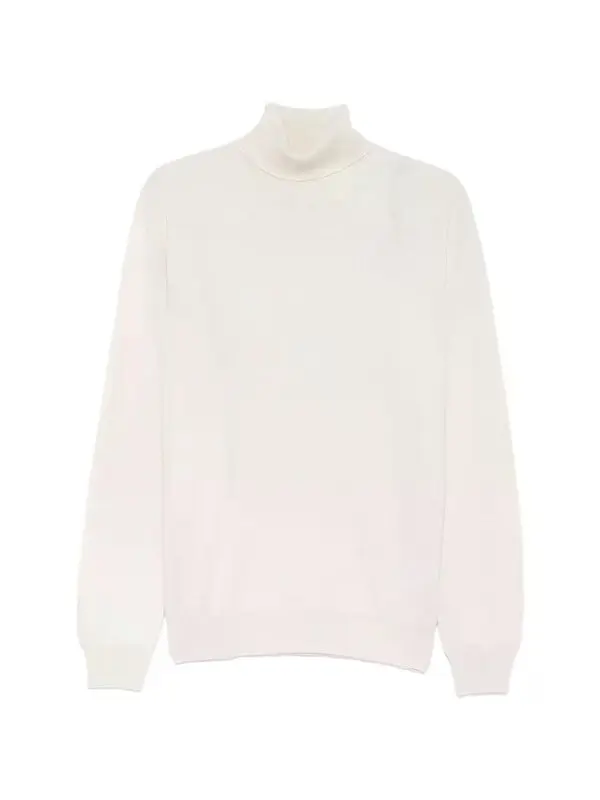 Corneliani Roll-neck Knitted Sweater - Neutrals