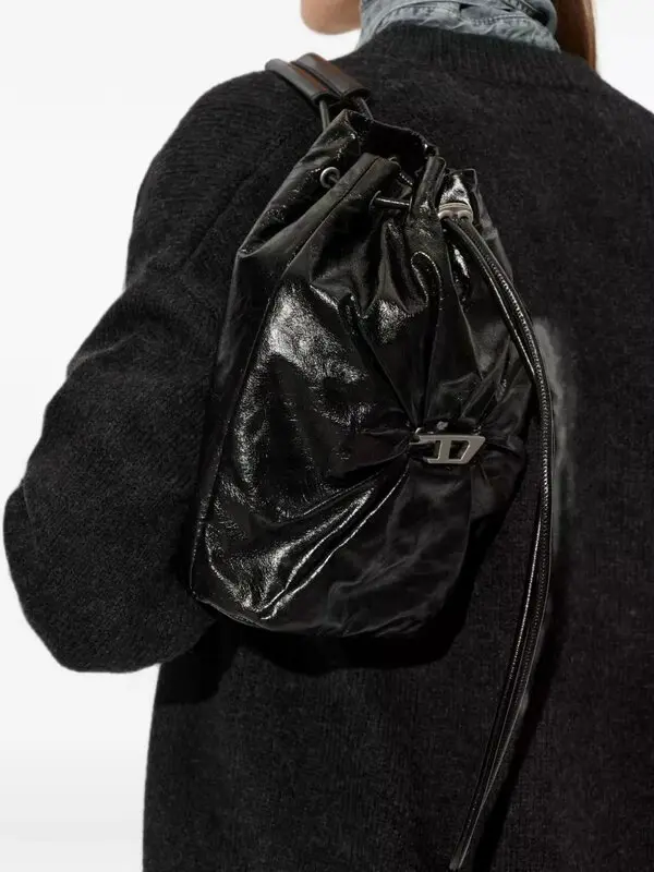 DIESEL® Logo Plaque Backpack Bag