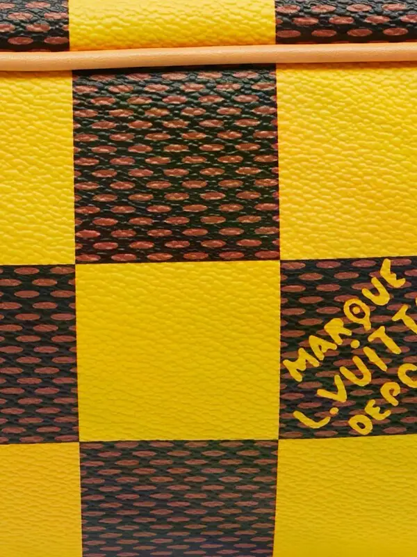LOUIS VUITTON 2024 Locker Dopp Kit Damier Pop Wash Bag