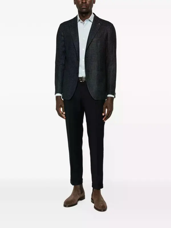 Tagliatore Houndstooth Single-breasted Blazer