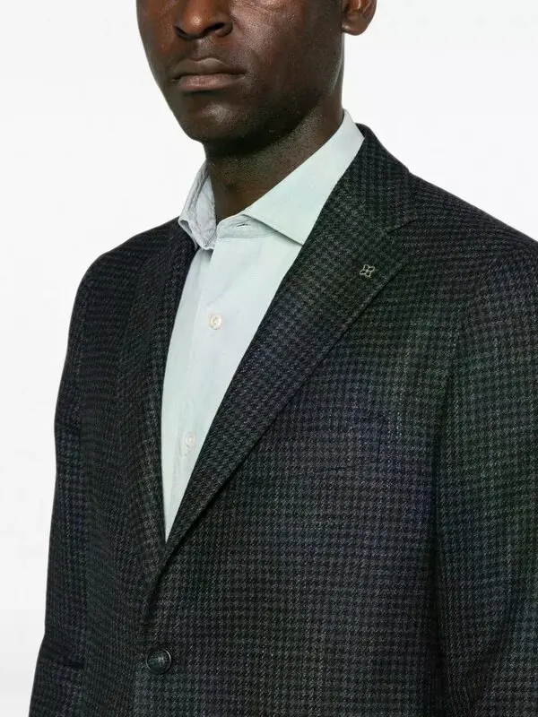 Tagliatore Houndstooth Single-breasted Blazer