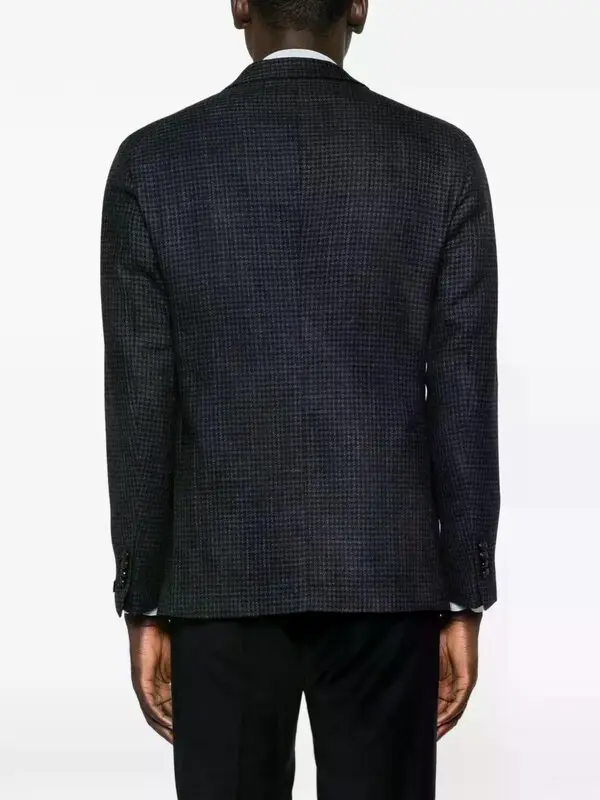 Tagliatore Houndstooth Single-breasted Blazer