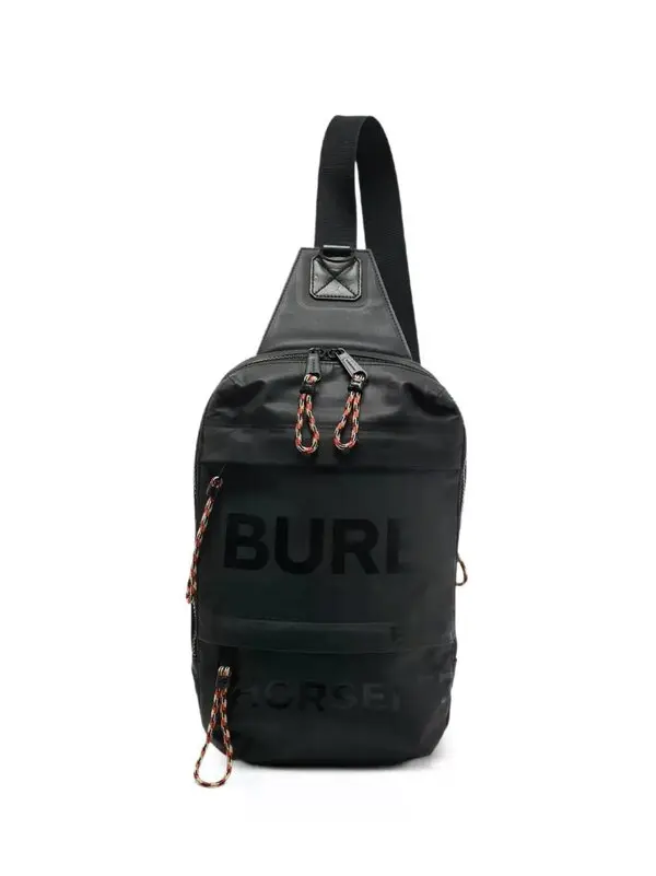 Burberry Horseferry Print Backpack - Black