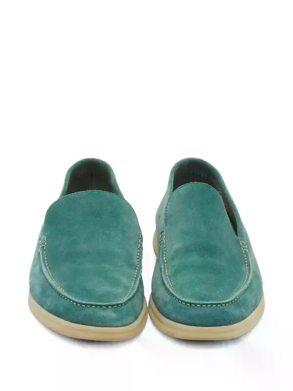 Loro Piana Summer Walk Suede Loafers