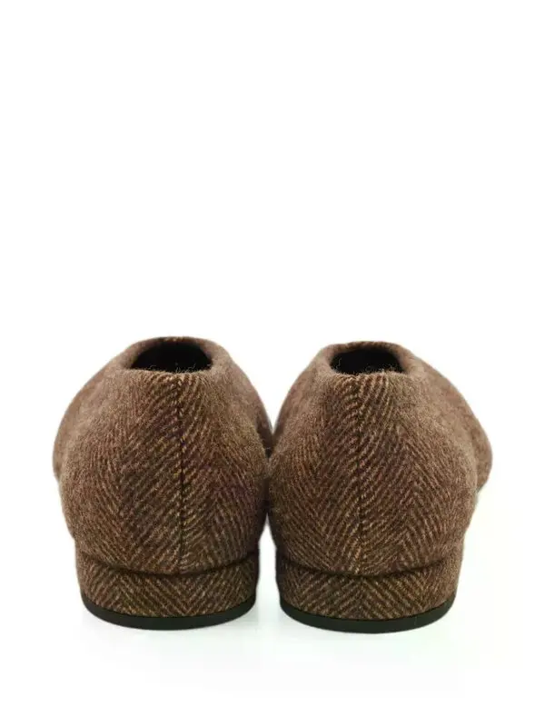 Loro Piana Rebecca Chevron Ballet Flats
