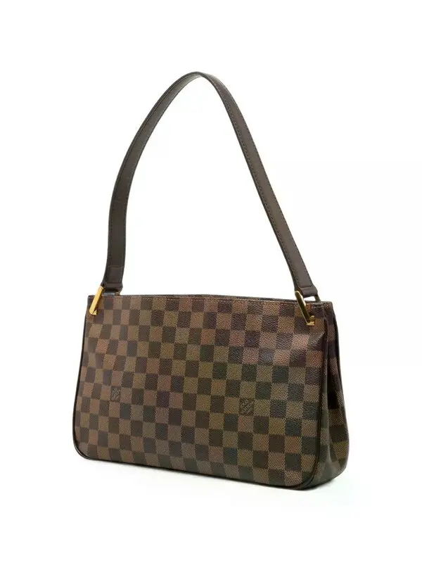 LOUIS VUITTON Damier Ebene Aubagne Shoulder Bag - Brown