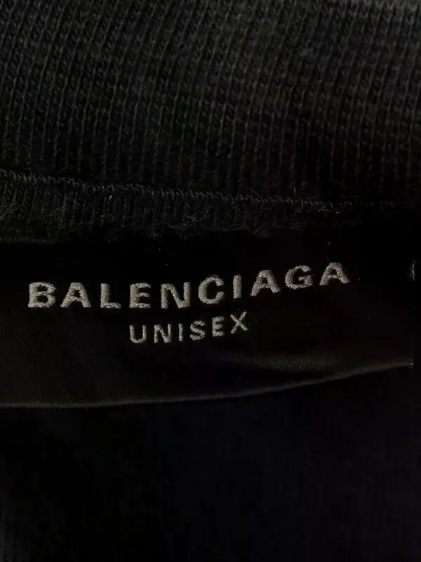 Balenciaga Faded-effect Logo-print T-shirt