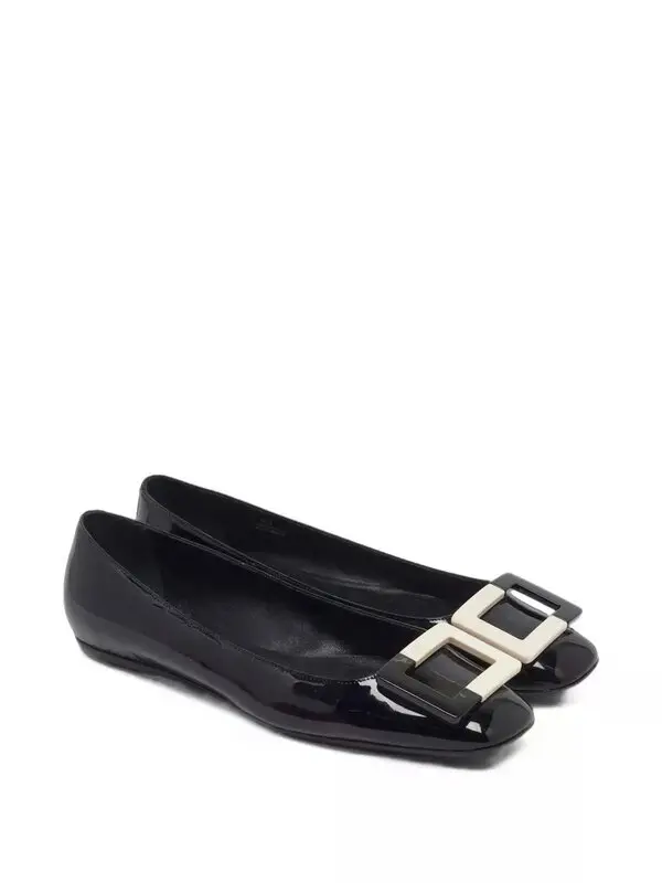 ROGER VIVIER Belle Vivier Buckle Ballet Flats