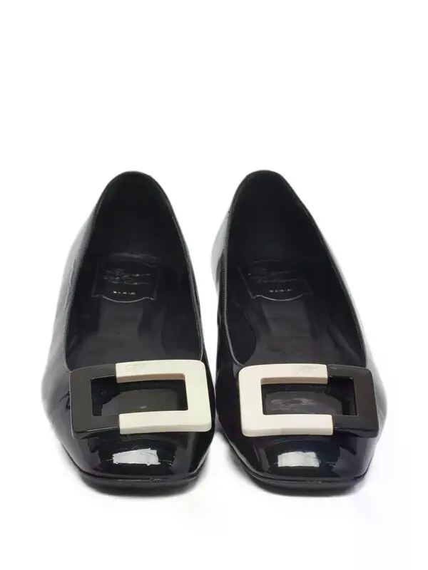 ROGER VIVIER Belle Vivier Buckle Ballet Flats