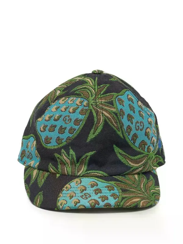 Gucci Pineapple Jacquard Baseball Cap