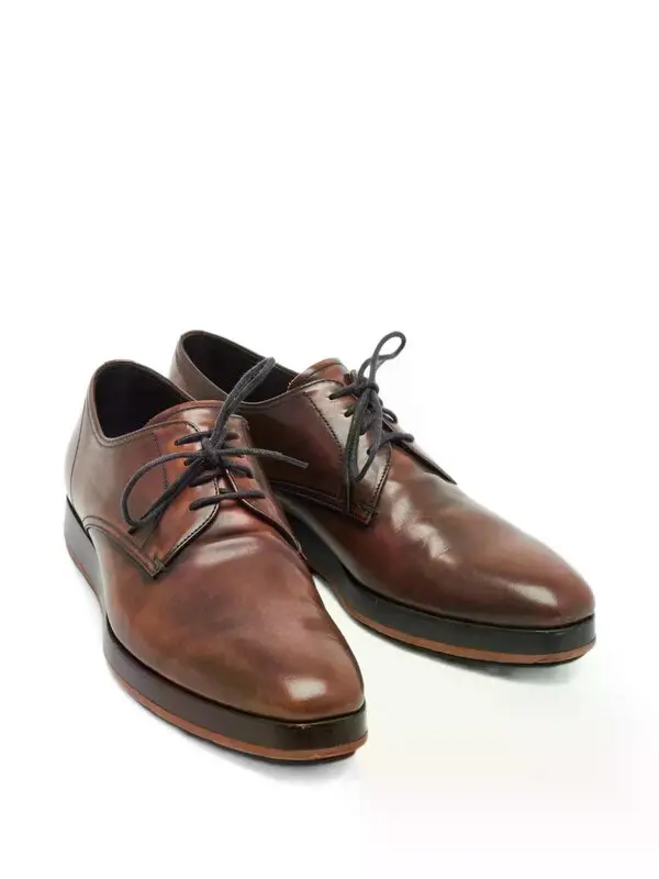 Prada Almond-toe Derby Shoes